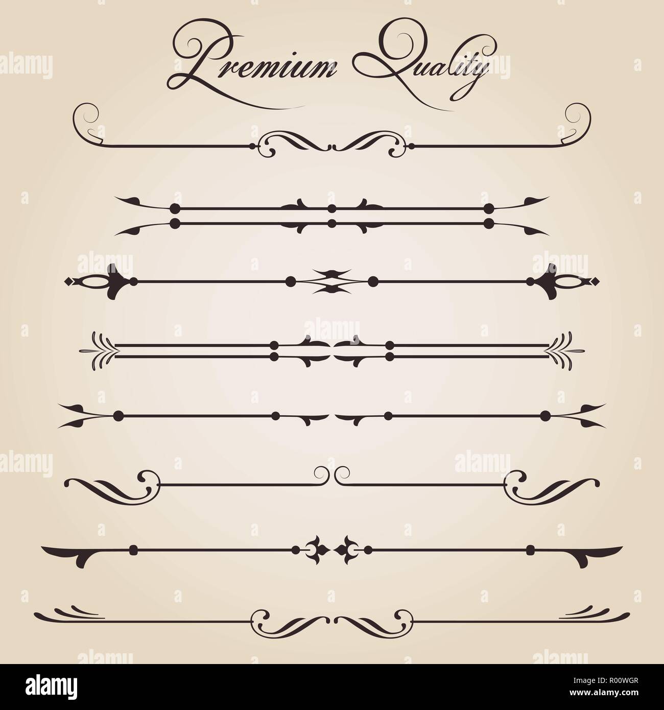 Collection dividers hi-res stock photography and images - Alamy