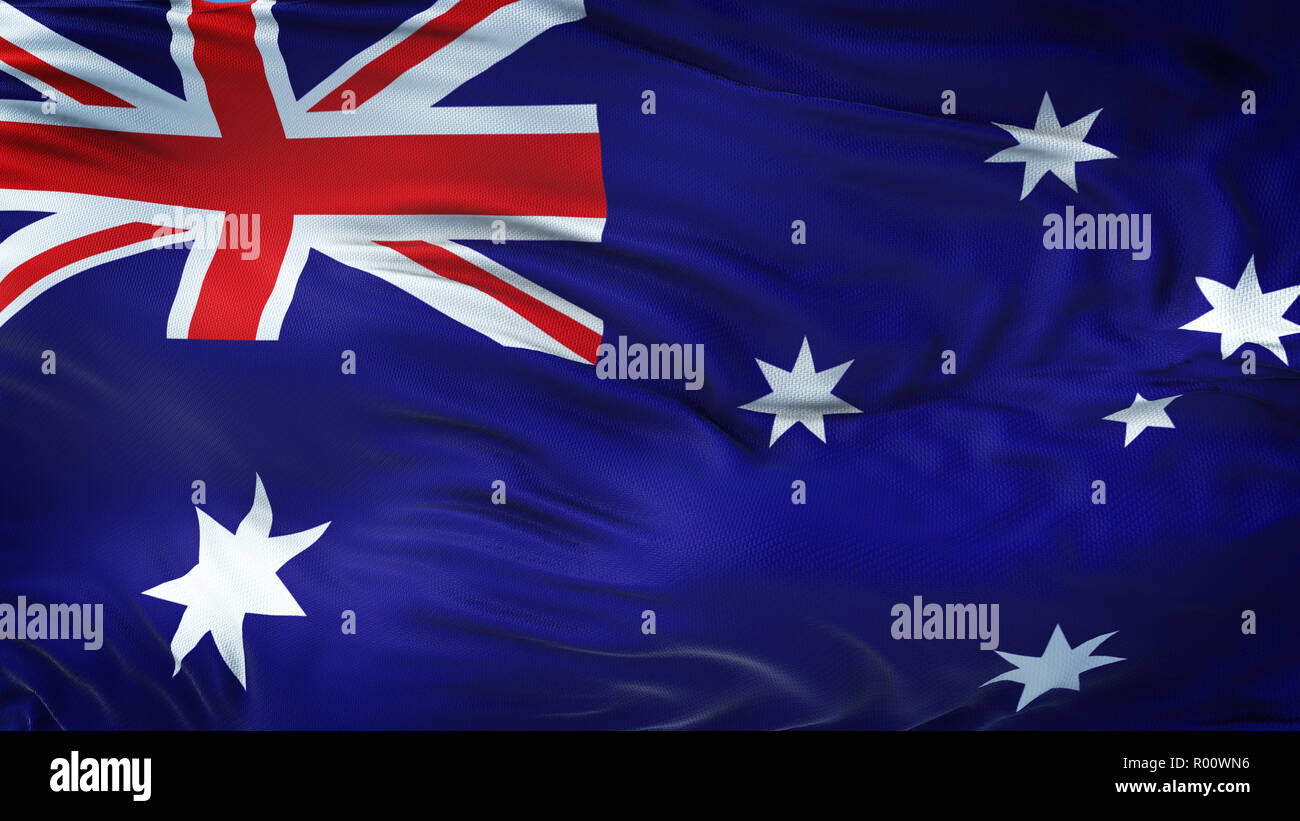 Realistic australia flag hi-res stock photography and images - Alamy