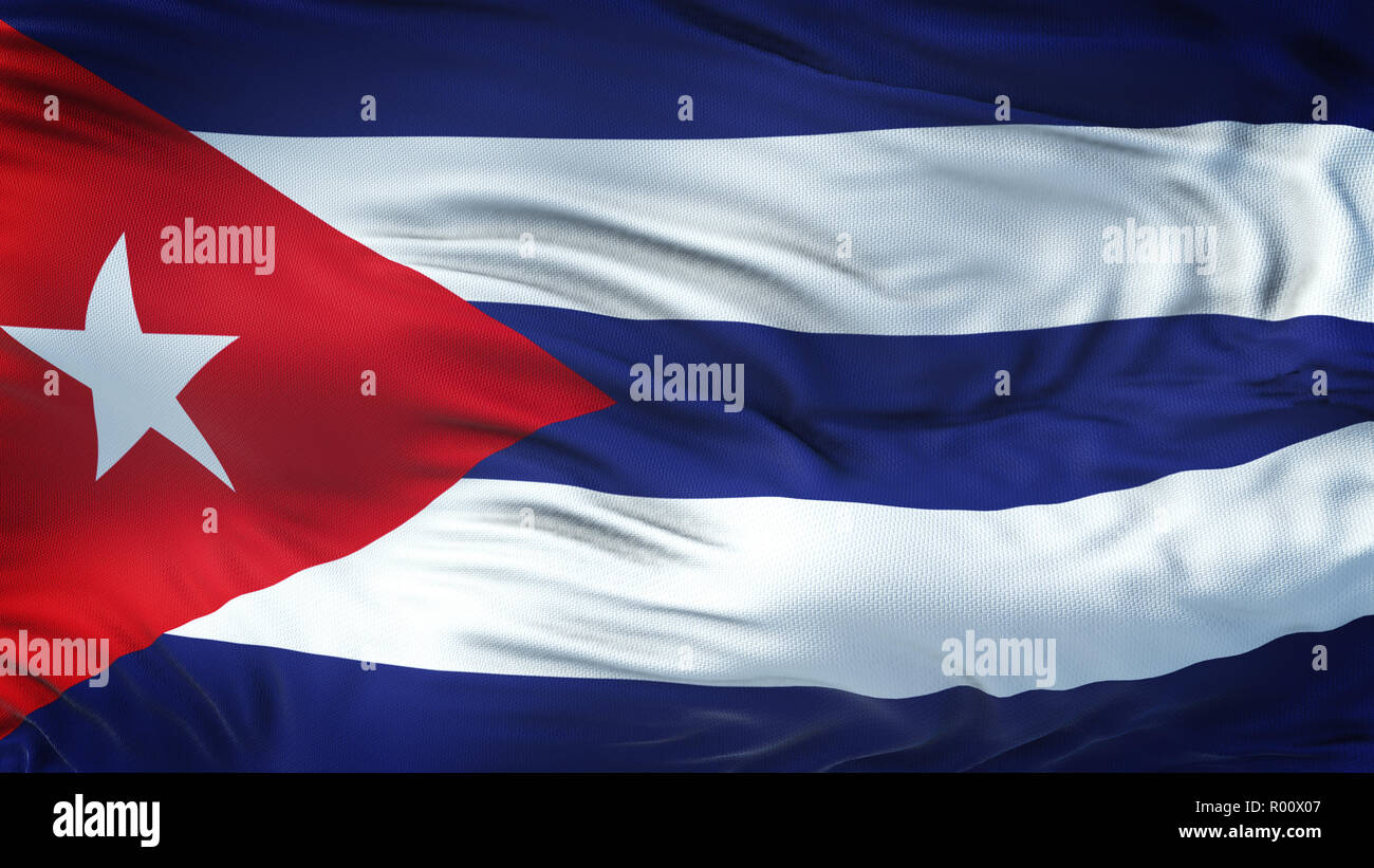 Cuba flag realistic waving hi-res stock photography and images - Alamy