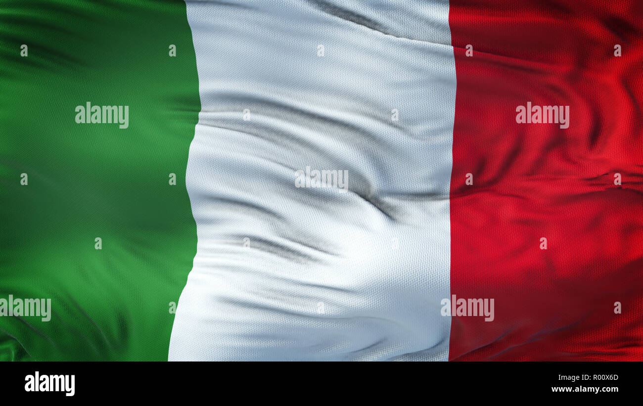 Italy flag realistic hi-res stock photography and images - Alamy