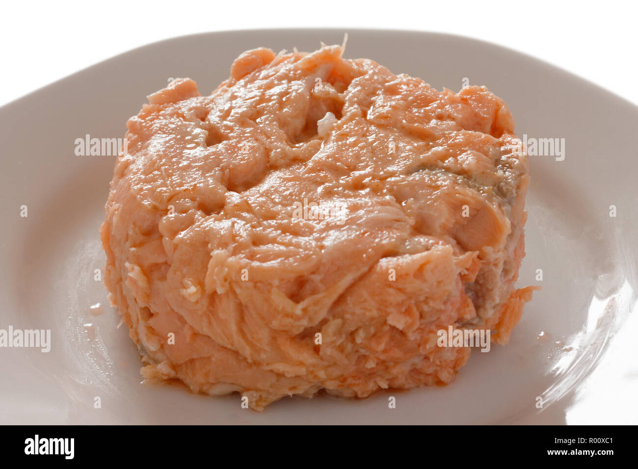 Tin of salmon Stock Photo - Alamy