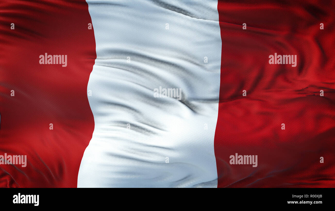 PERU Realistic Waving Flag Background Stock Photo - Alamy