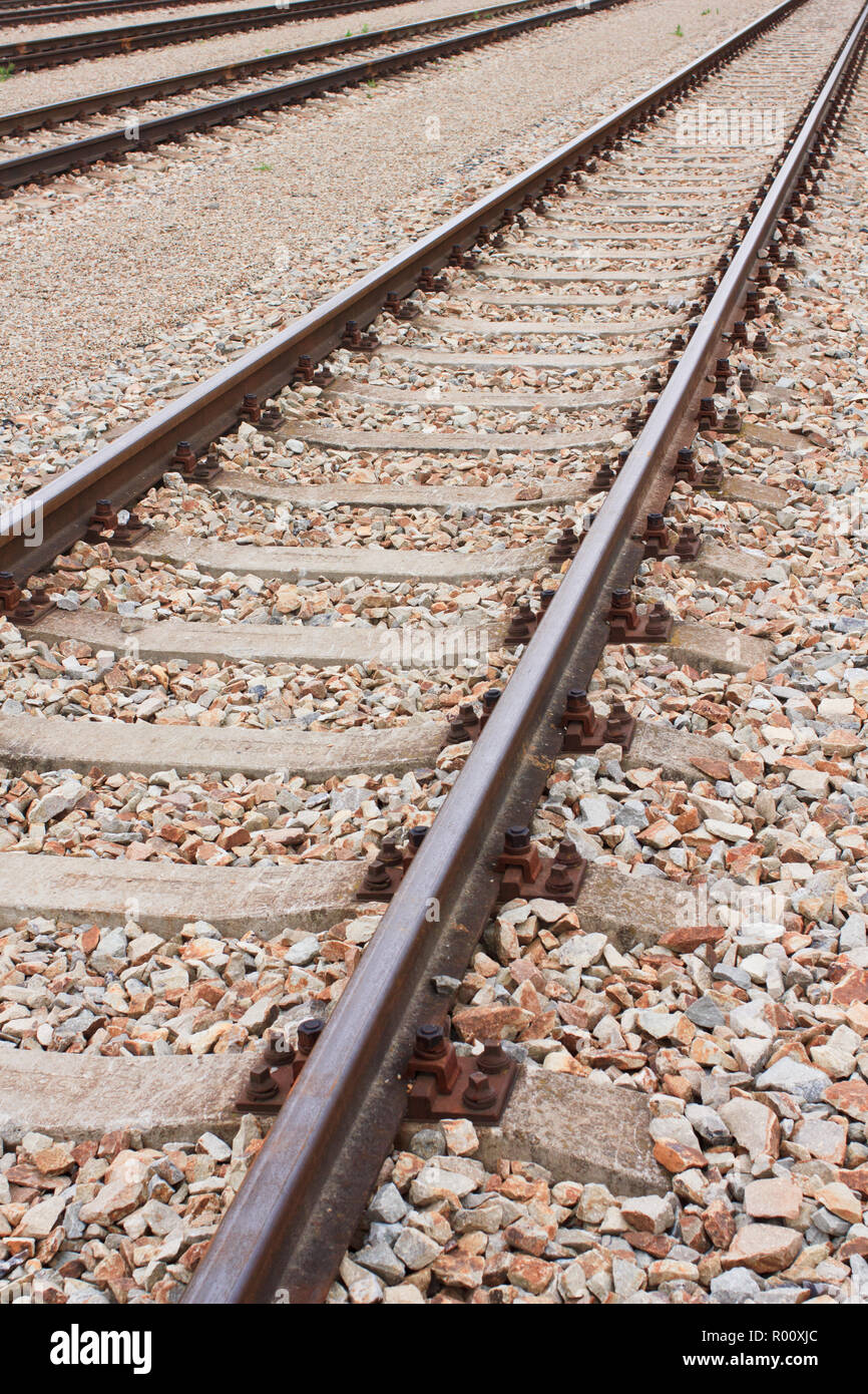 Concrete railroad ties hi-res stock photography and images - Alamy