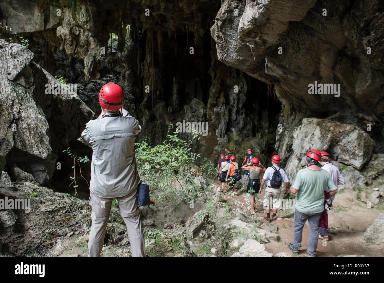 Group of hikers and a guide hi-res stock photography and images - Alamy