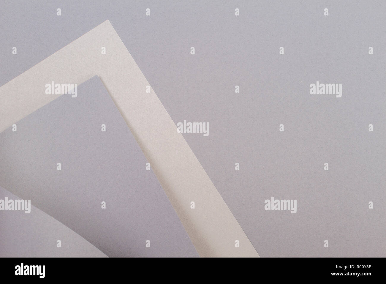 Abstract geometric shape gray color paper background Stock Photo - Alamy