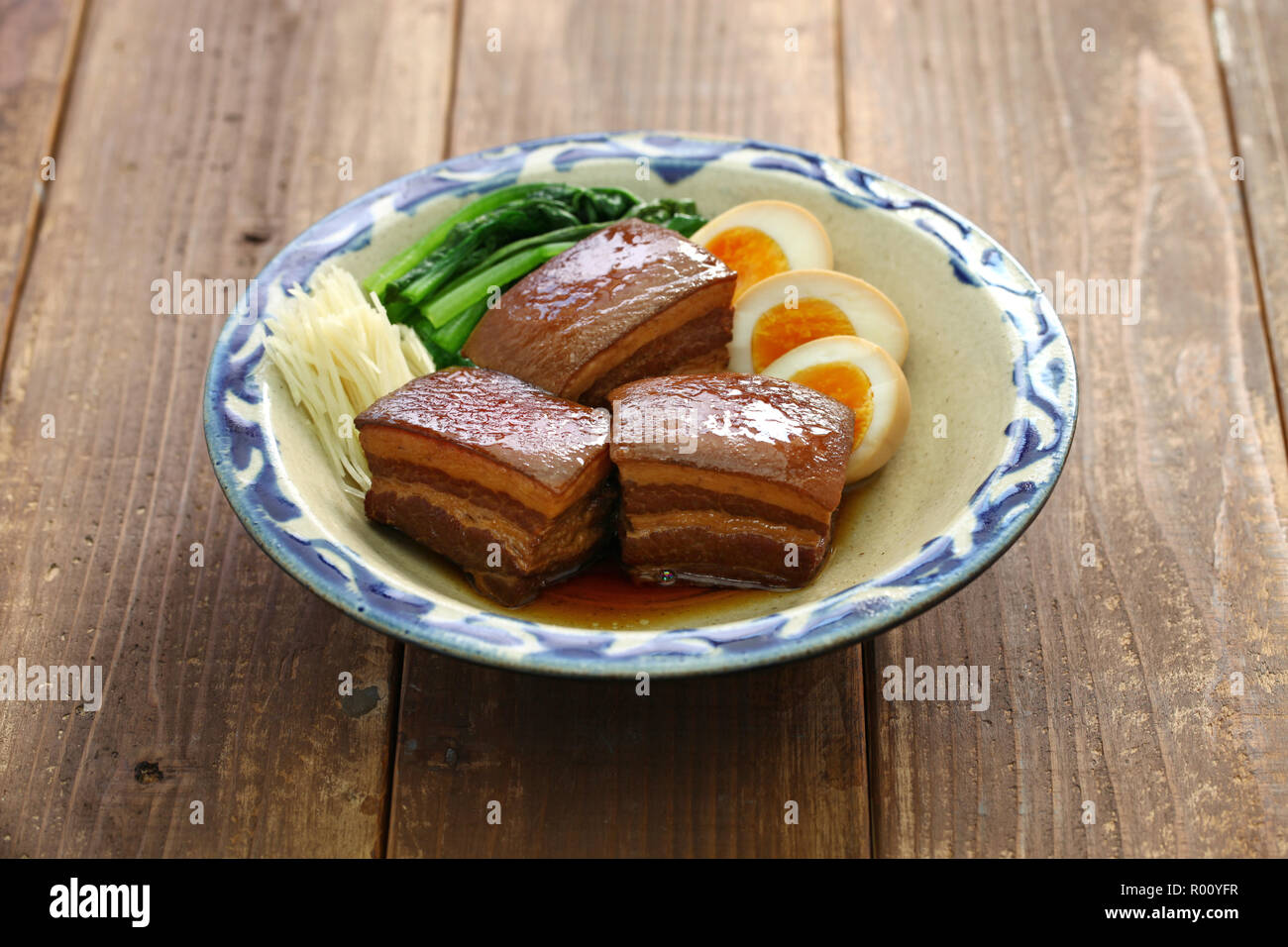 braised pork belly, dongpo pork, okinawa rafute Stock Photo - Alamy