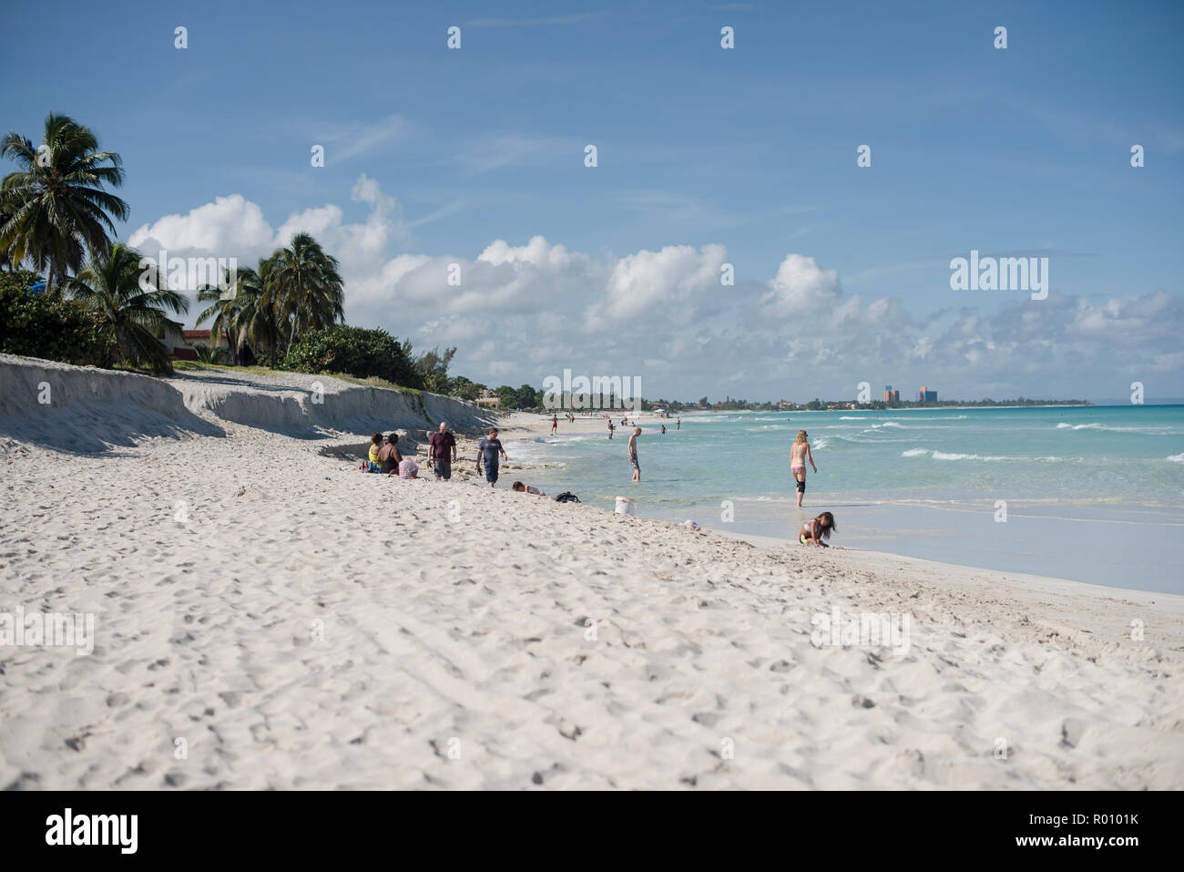 Varadero, Cuba, is full of beautiful beaches with crystal clear water ...