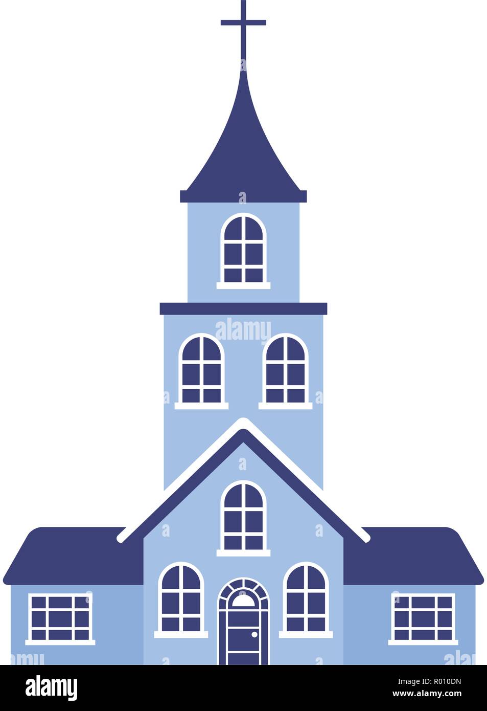 church bulding on white background Stock Vector Image & Art - Alamy