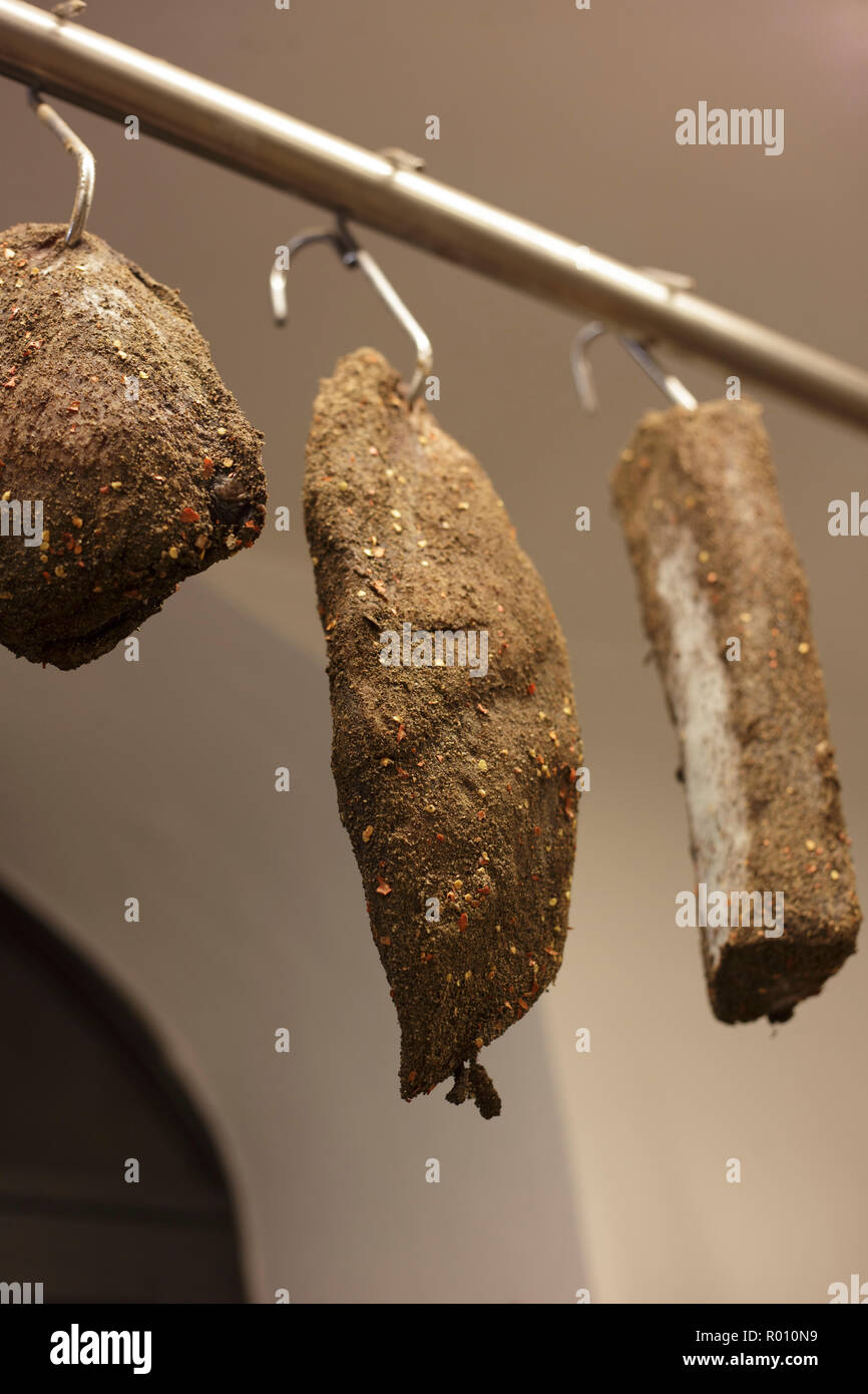 Traditional Italian sausages Stock Photo - Alamy