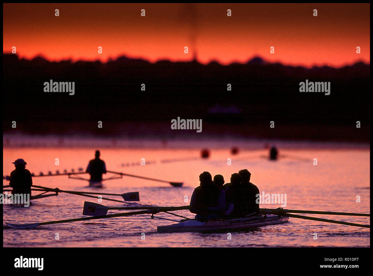 Sunrise at the sydney international regatta centre sirc hi-res stock ...