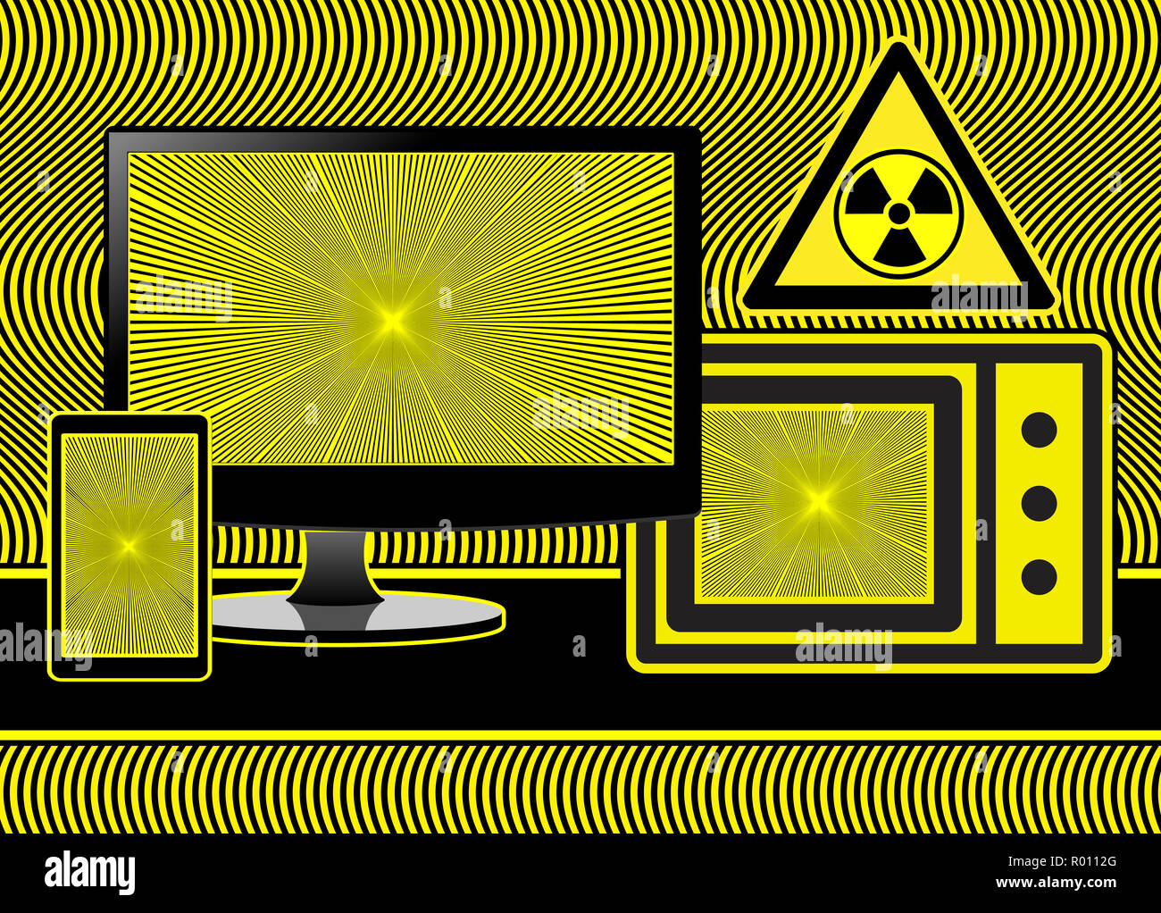 Health risk through computer, cellphone, microwave oven, wireless ...