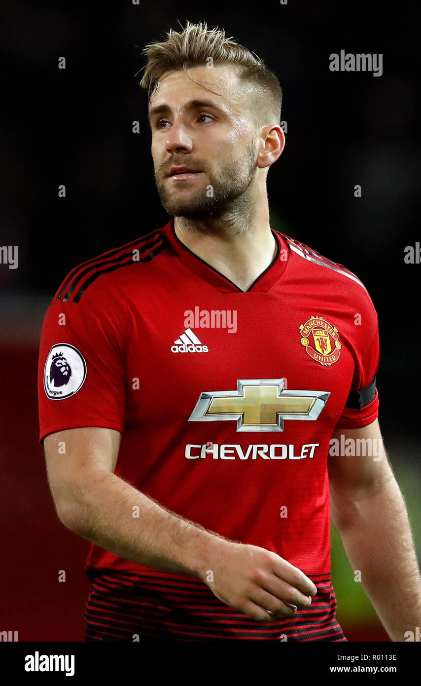 Manchester United's Luke Shaw Stock Photo - Alamy