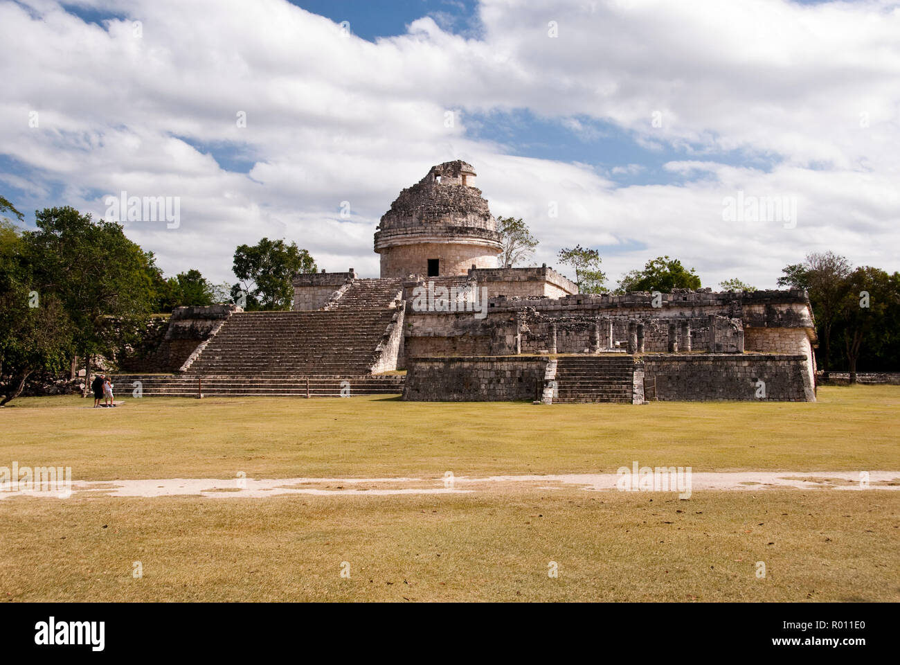 El Caracol, a Mayan observatory for studying the night sky at Chichen ...