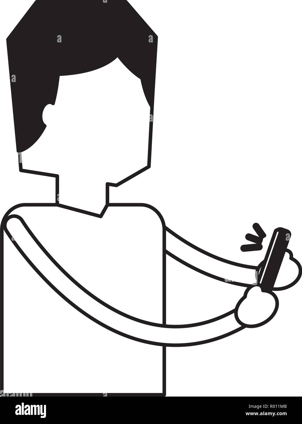 Mobile phone internet youth Stock Vector Images - Alamy