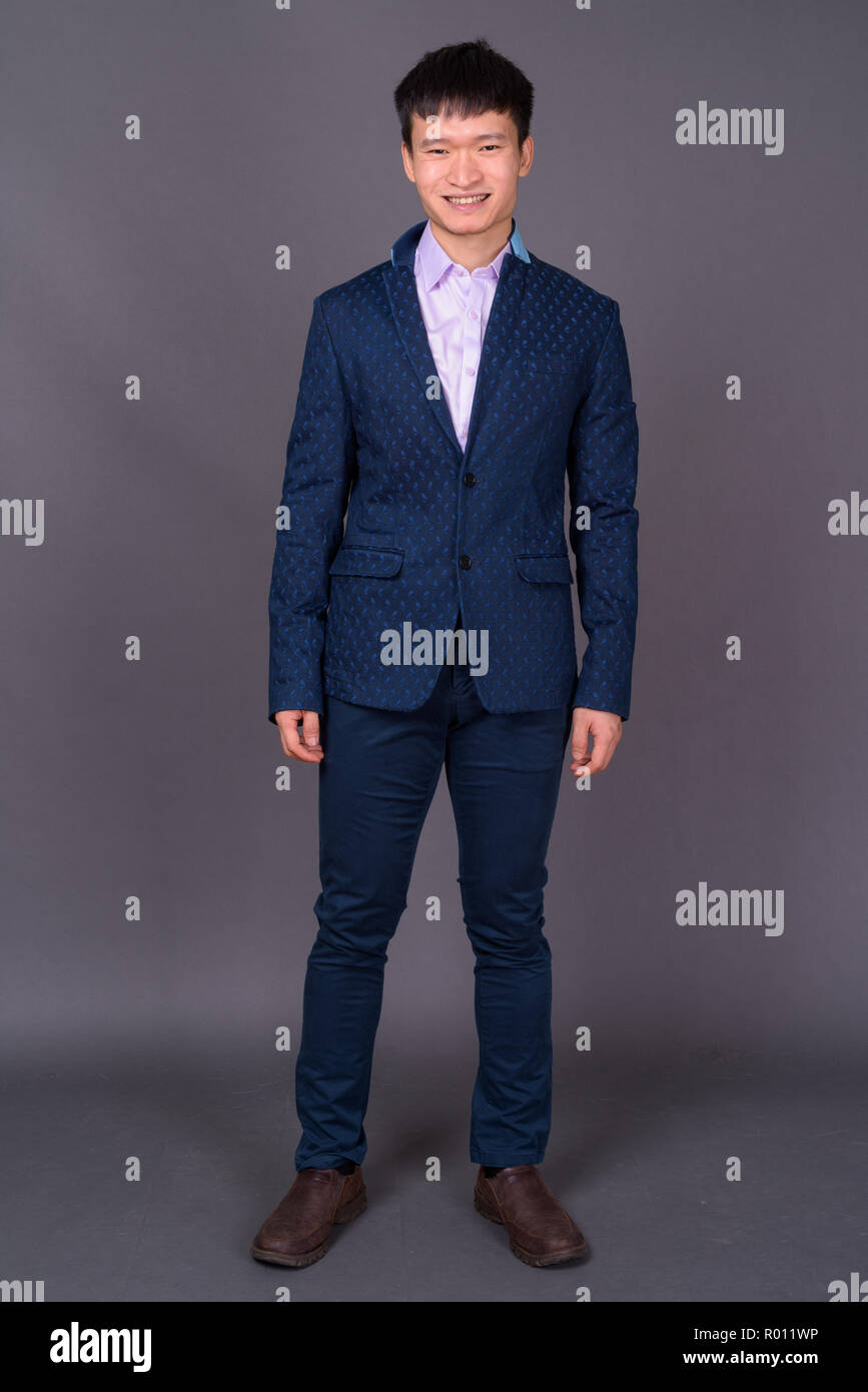 Happy chinese man portrait hi-res stock photography and images - Alamy