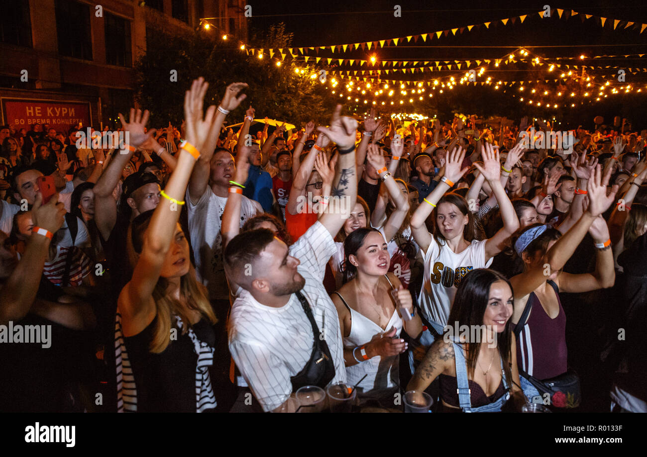 Rock Concert Audience From Stage High Resolution Stock Photography and ...