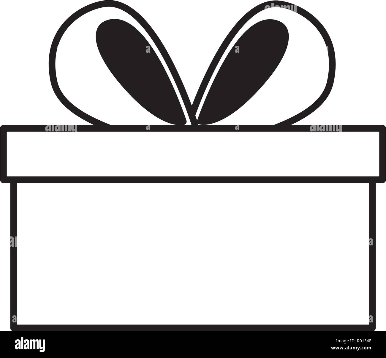 gift box on white background Stock Vector Image & Art - Alamy