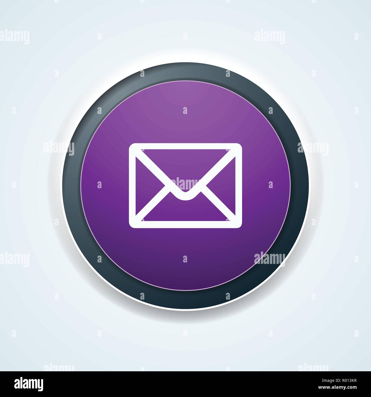 Cantact Mail button label illustration Stock Vector Image & Art - Alamy