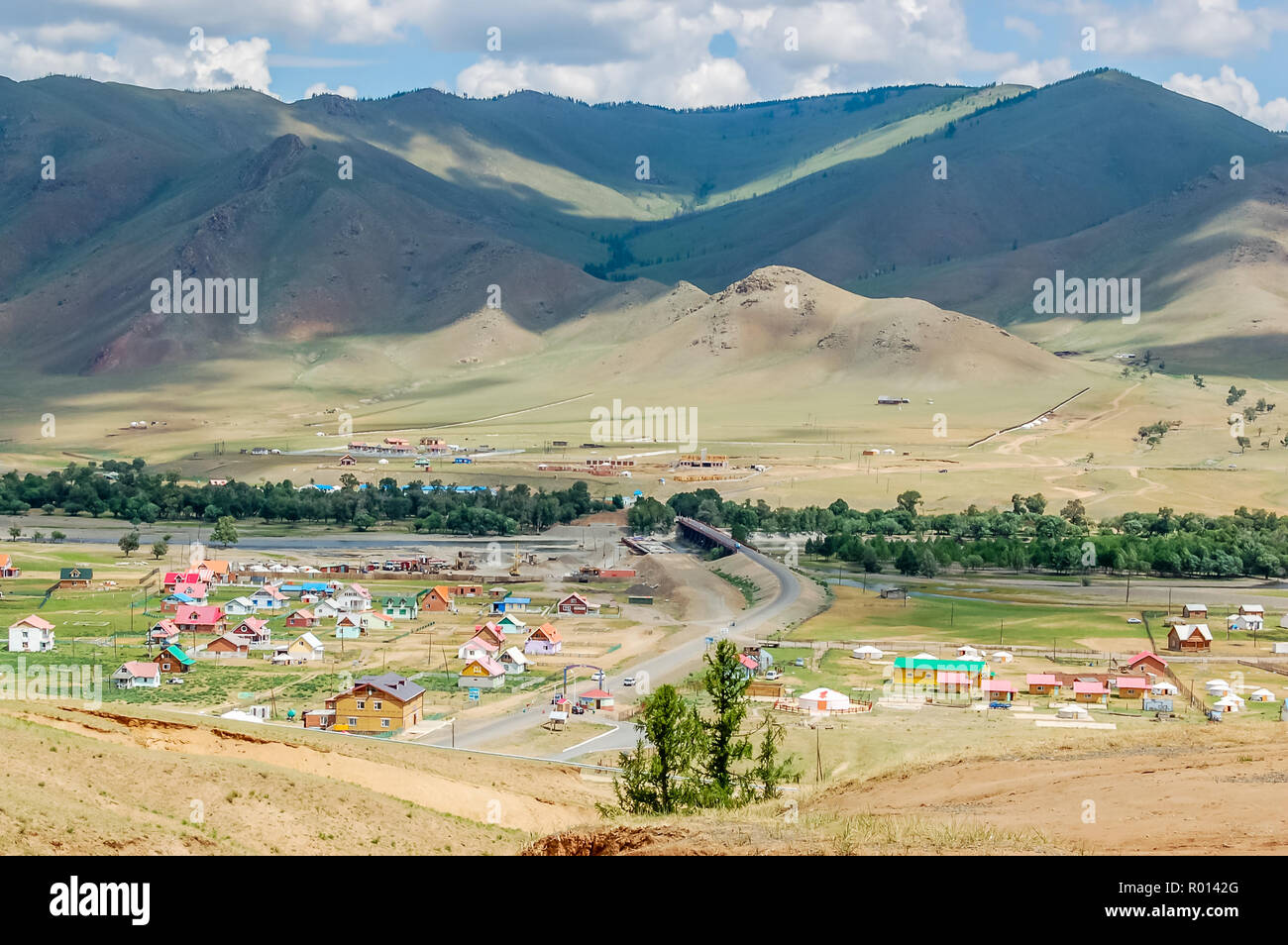 Mongolian terrain hi-res stock photography and images - Alamy