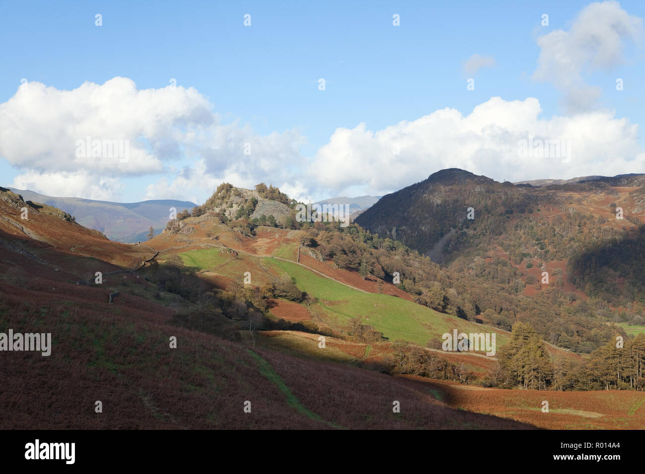 Borrowdale castle crag autumn hi-res stock photography and images - Alamy