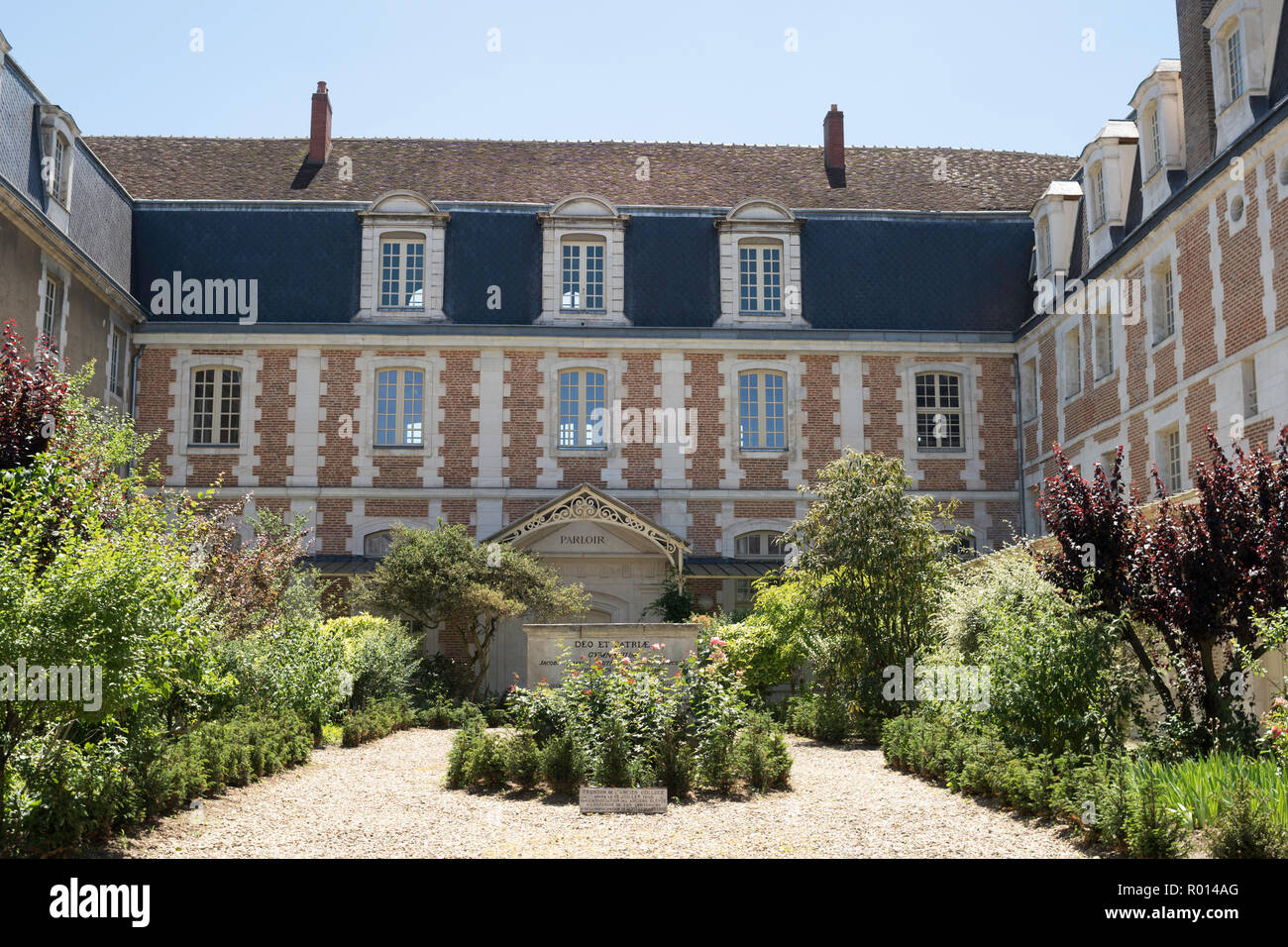 The Lycée Jacques Amyot, Auxerre, Burgundy, France, Europe Stock Photo ...