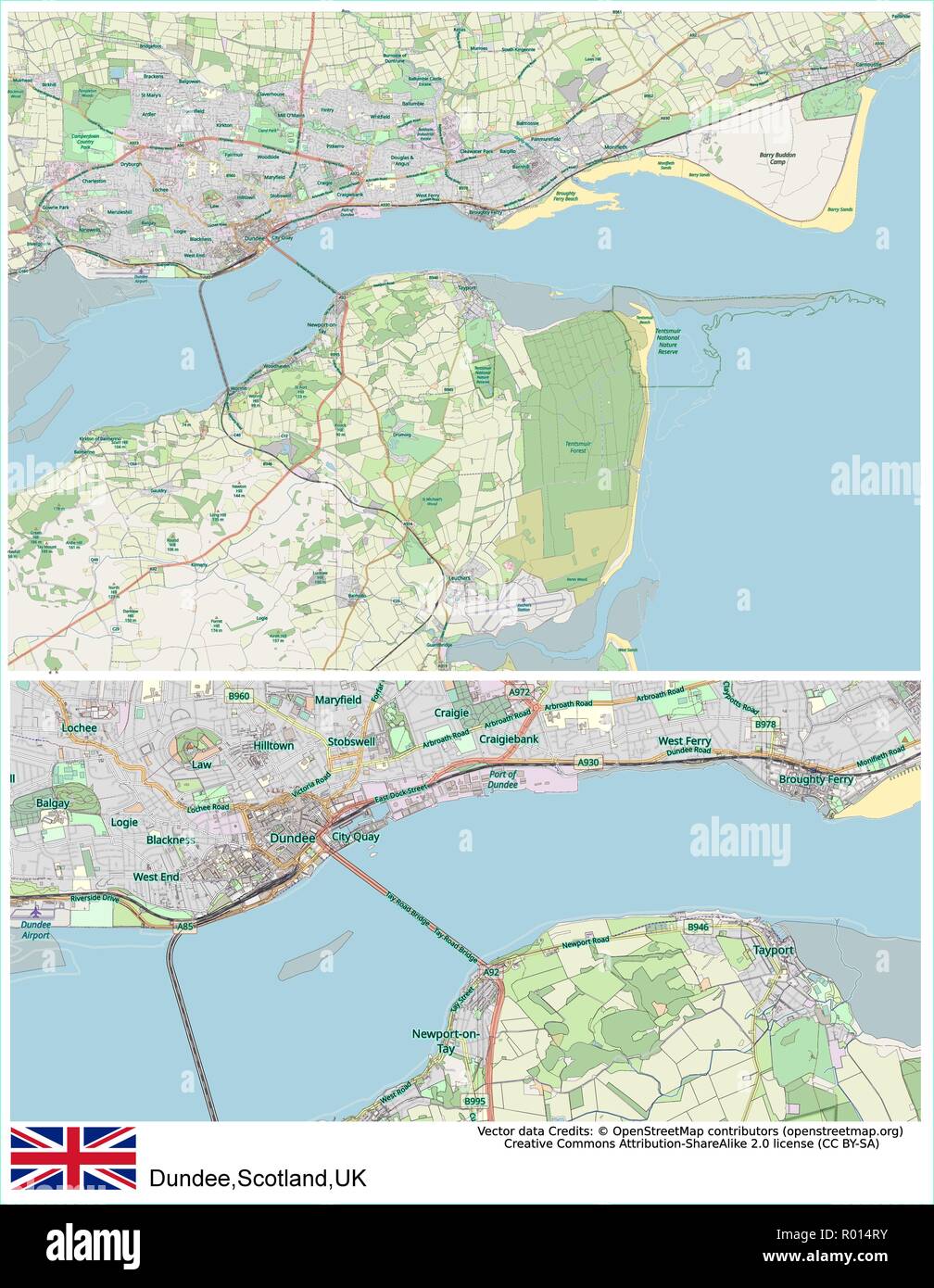 Douglas Map Stock Vector Images - Alamy