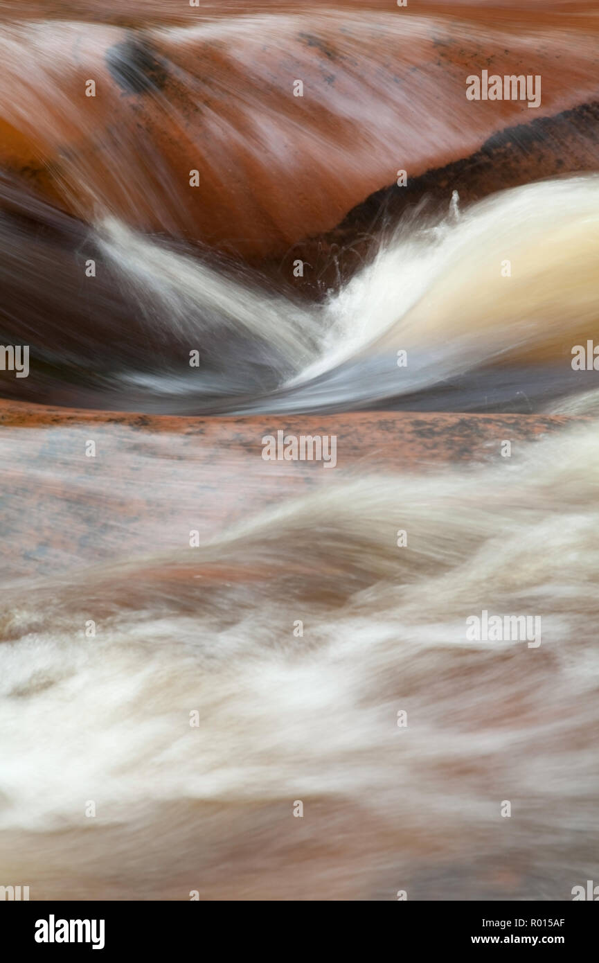 River Gelt abstract, Cumbria, UK Stock Photo - Alamy