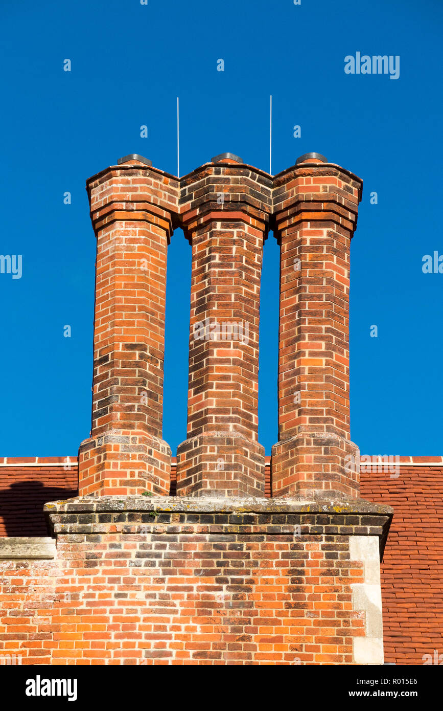 Chimney brick decorative stack hi-res stock photography and images - Alamy