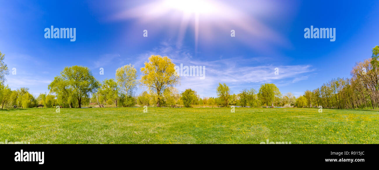 Spring summer landscape hi-res stock photography and images - Alamy