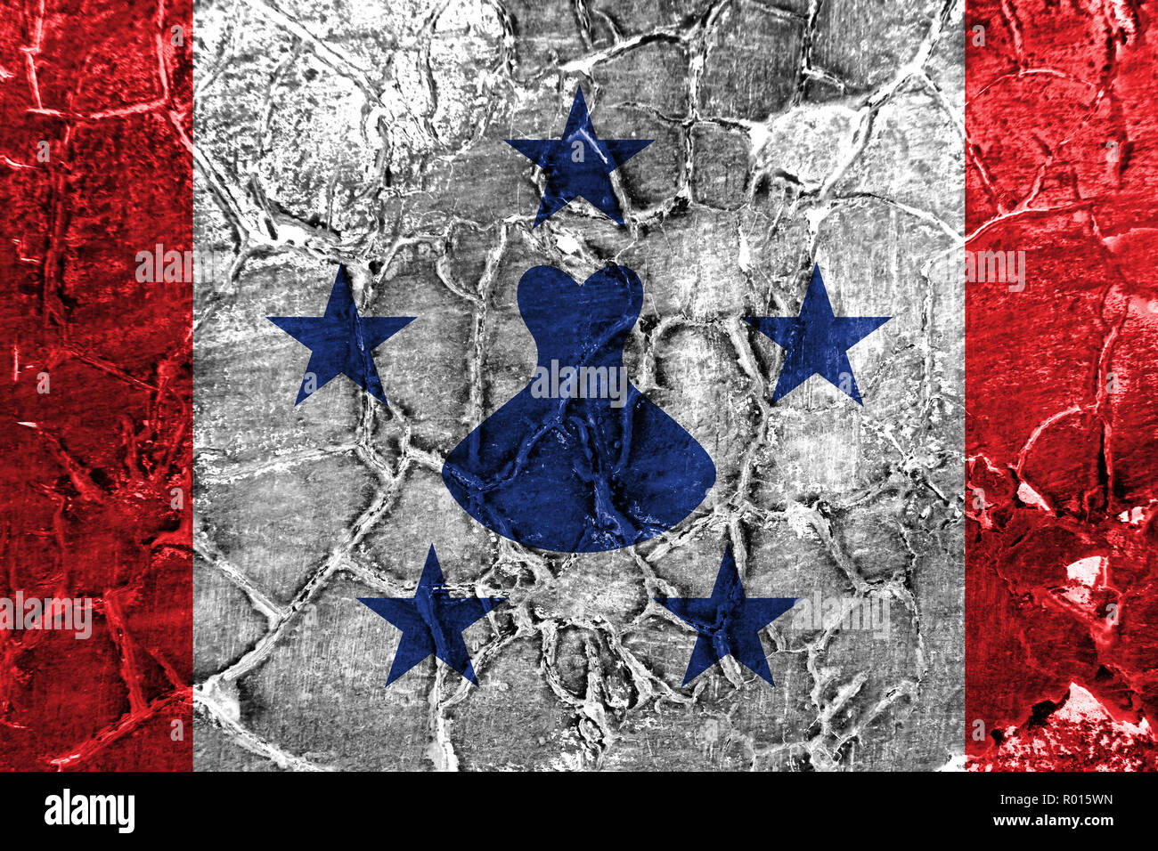 Austral Islands grunge flag, islands in French Polynesia Stock Photo ...
