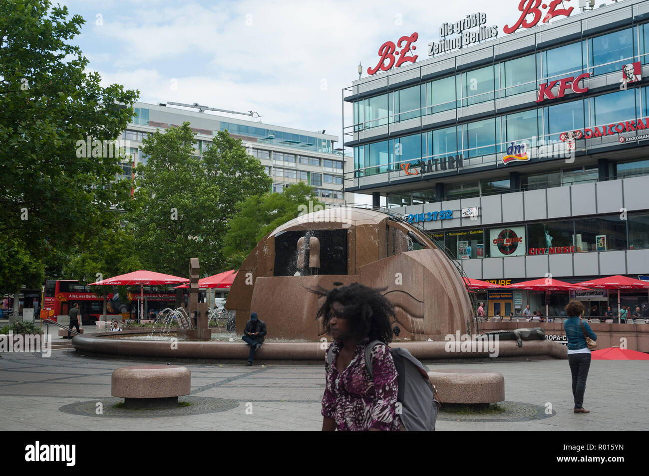 Berlin, Germany, Europa-Center at Breitscheidplatz Stock Photo - Alamy
