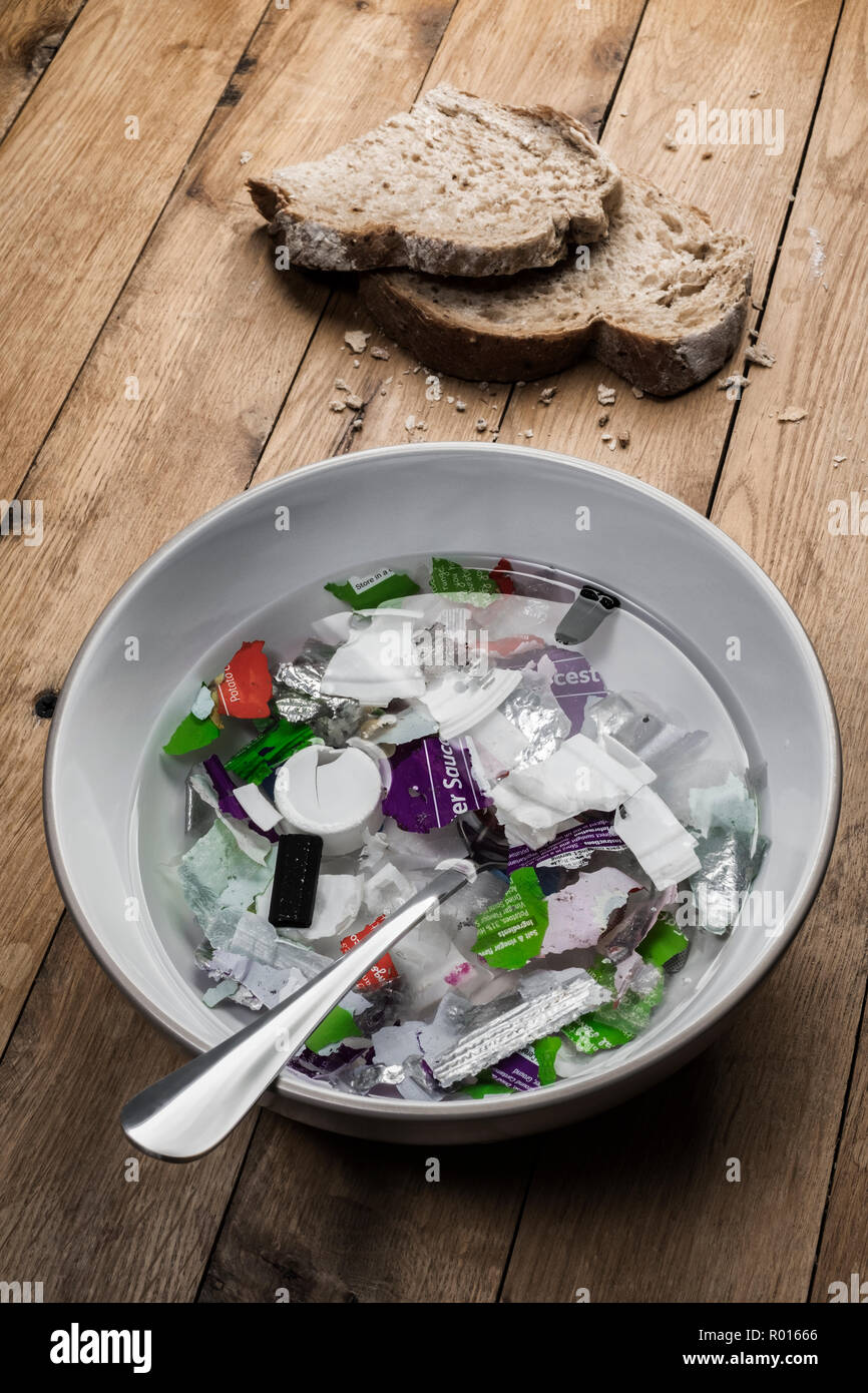 Plastic in the food chain hi-res stock photography and images - Alamy