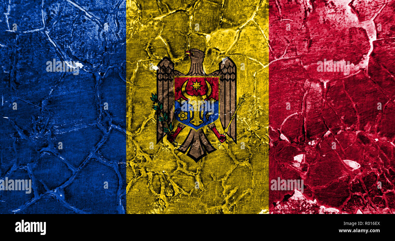 Grunge moldova flag hi-res stock photography and images - Alamy