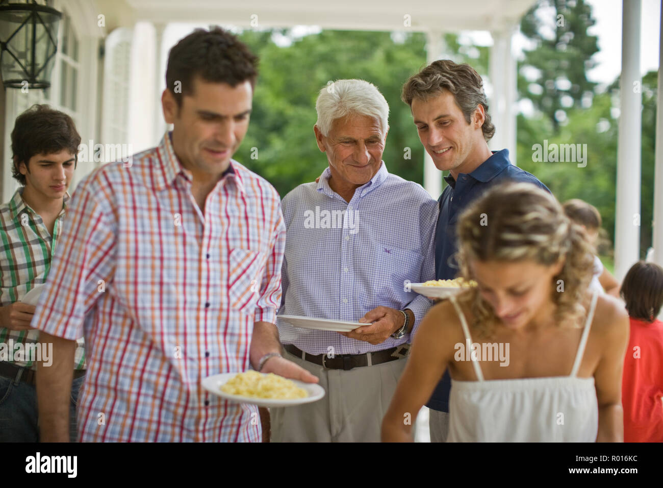 Wealthy family dinner hi-res stock photography and images - Alamy