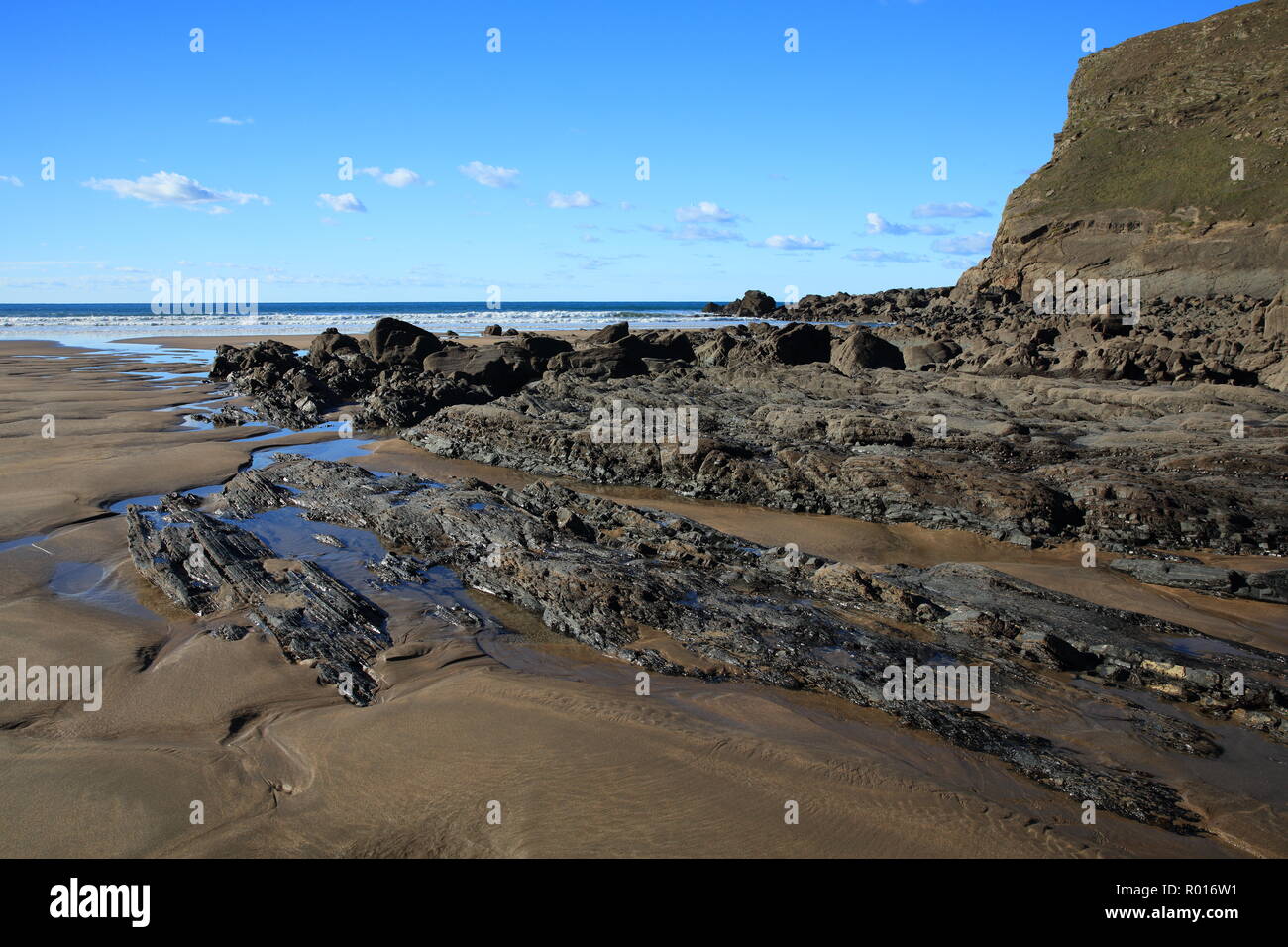 Duckpool beach, Bude, North Cornwall, England Stock Photo - Alamy