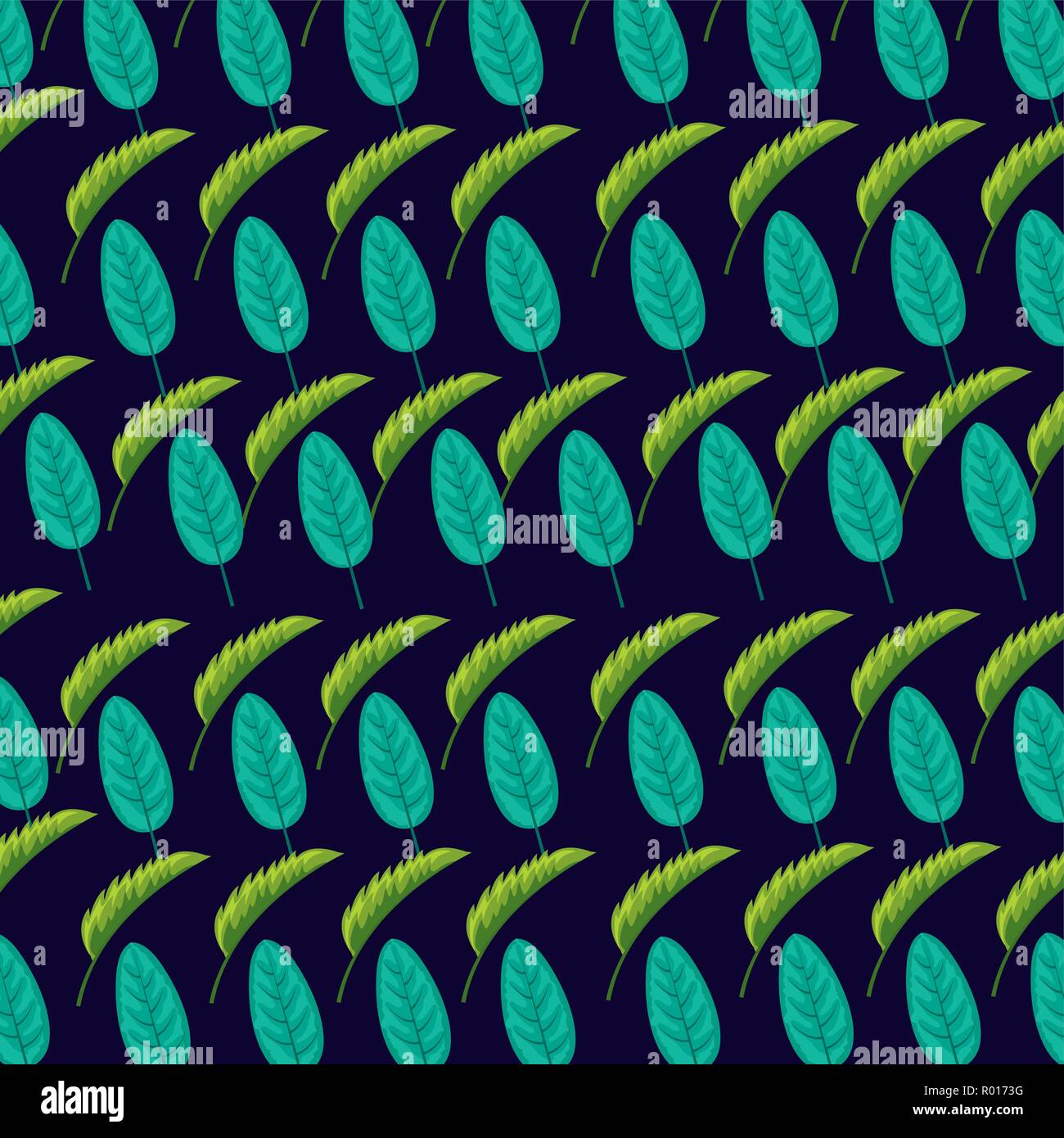 green leaves background vector illustration Stock Vector Image & Art ...