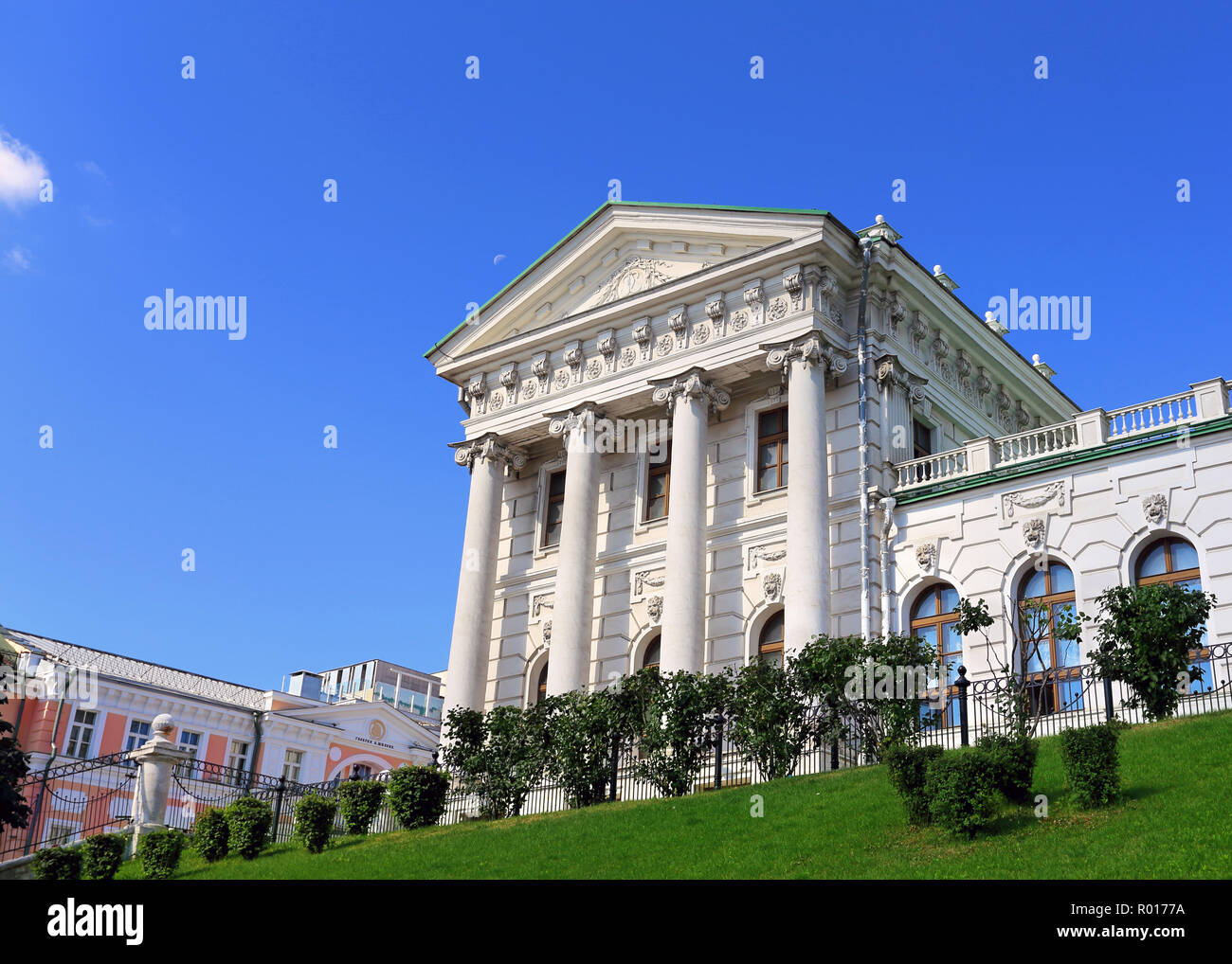 Wing of the classical building of the late eighteenth century with ...