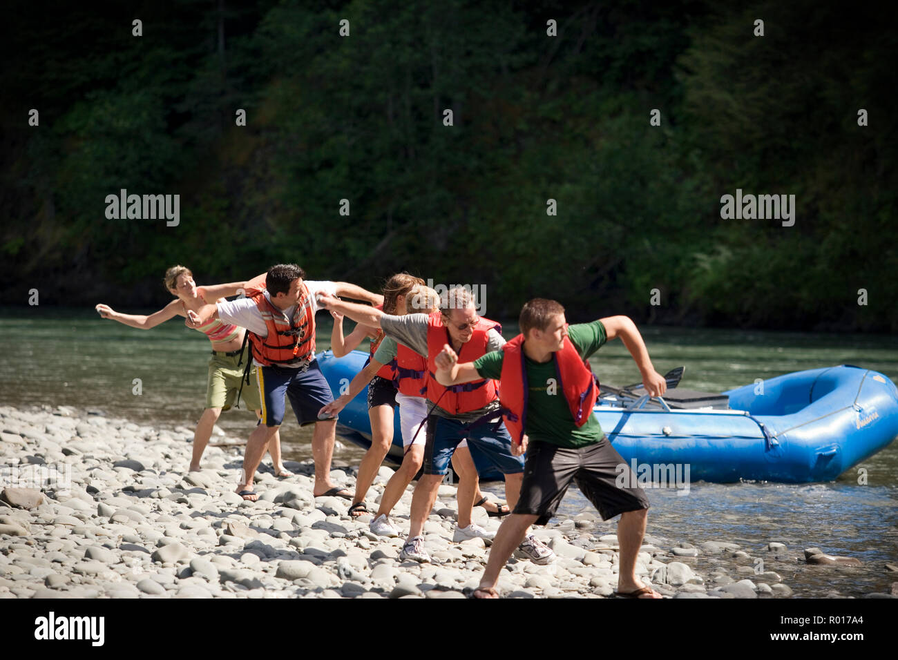Female river rafters hi-res stock photography and images - Alamy