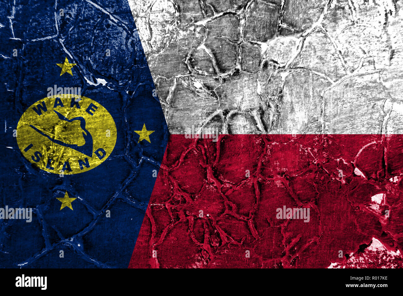 Wake island state flag hi-res stock photography and images - Alamy