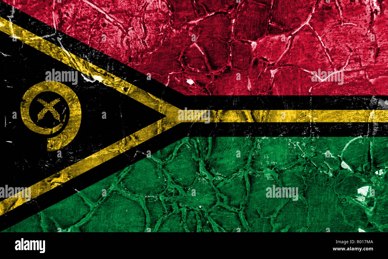 Fabric flag of the vanuatu hi-res stock photography and images - Alamy