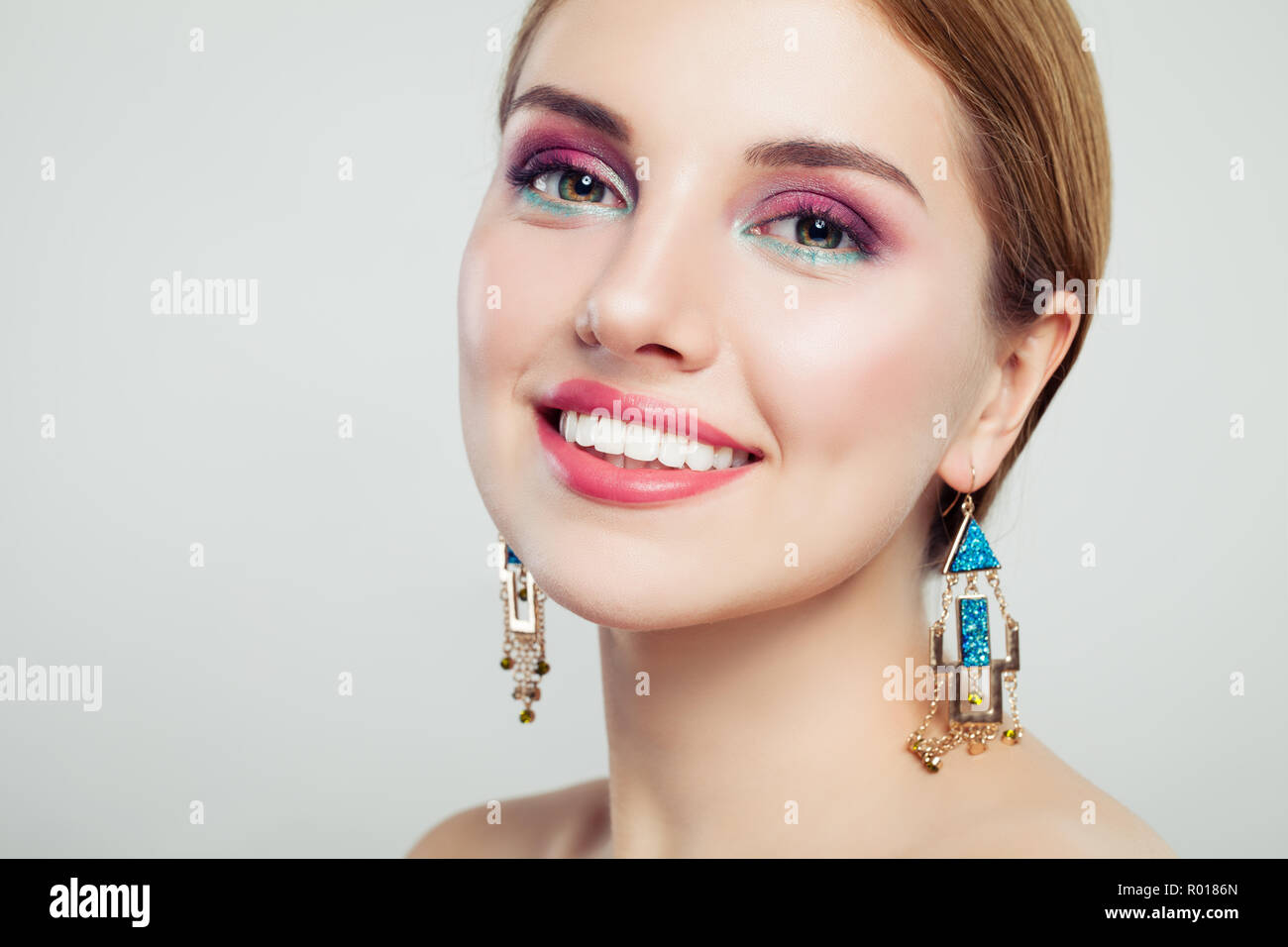 Girl gold teeth hi-res stock photography and images - Alamy