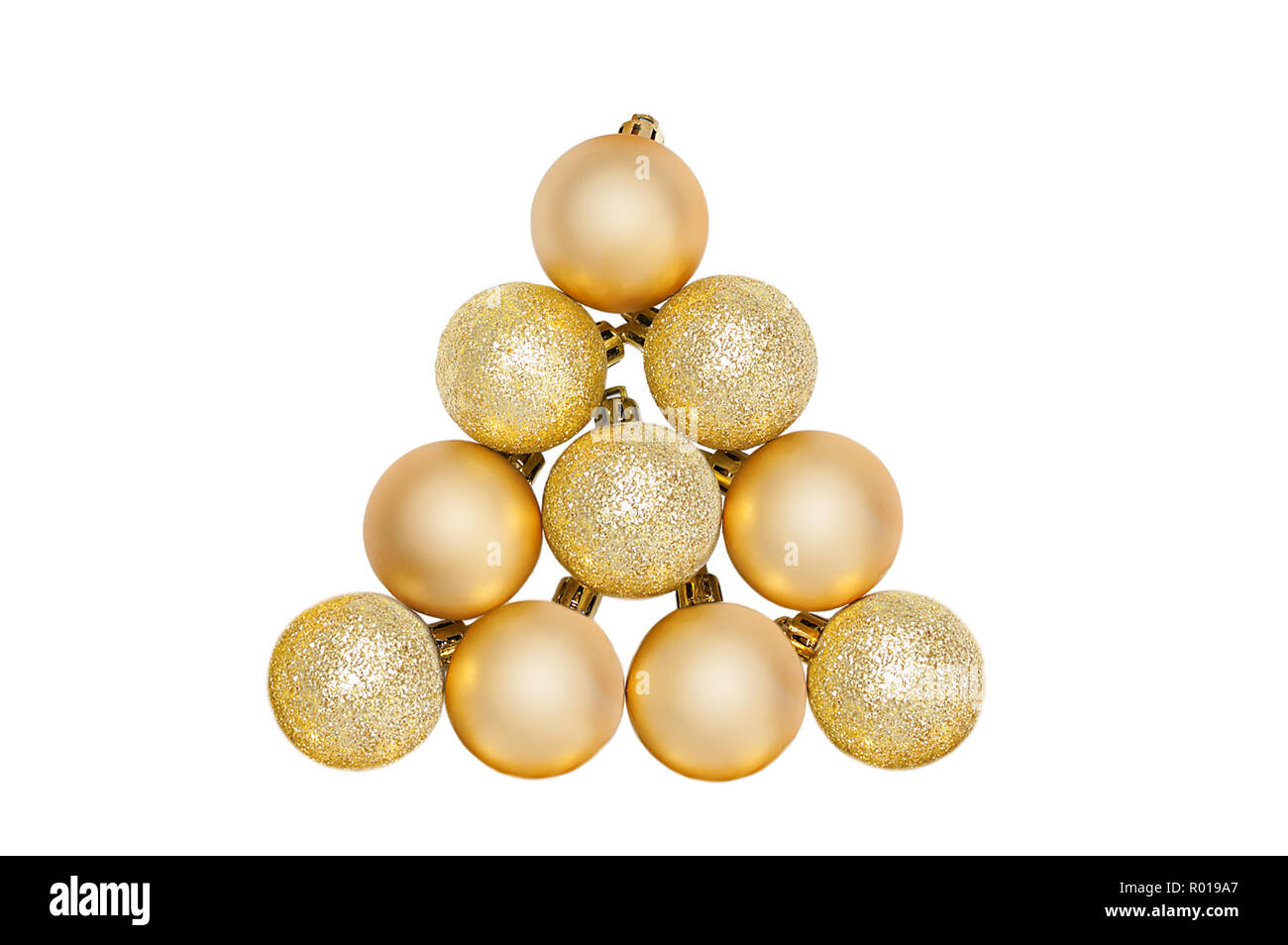 Golden balls Cut Out Stock Images & Pictures - Alamy