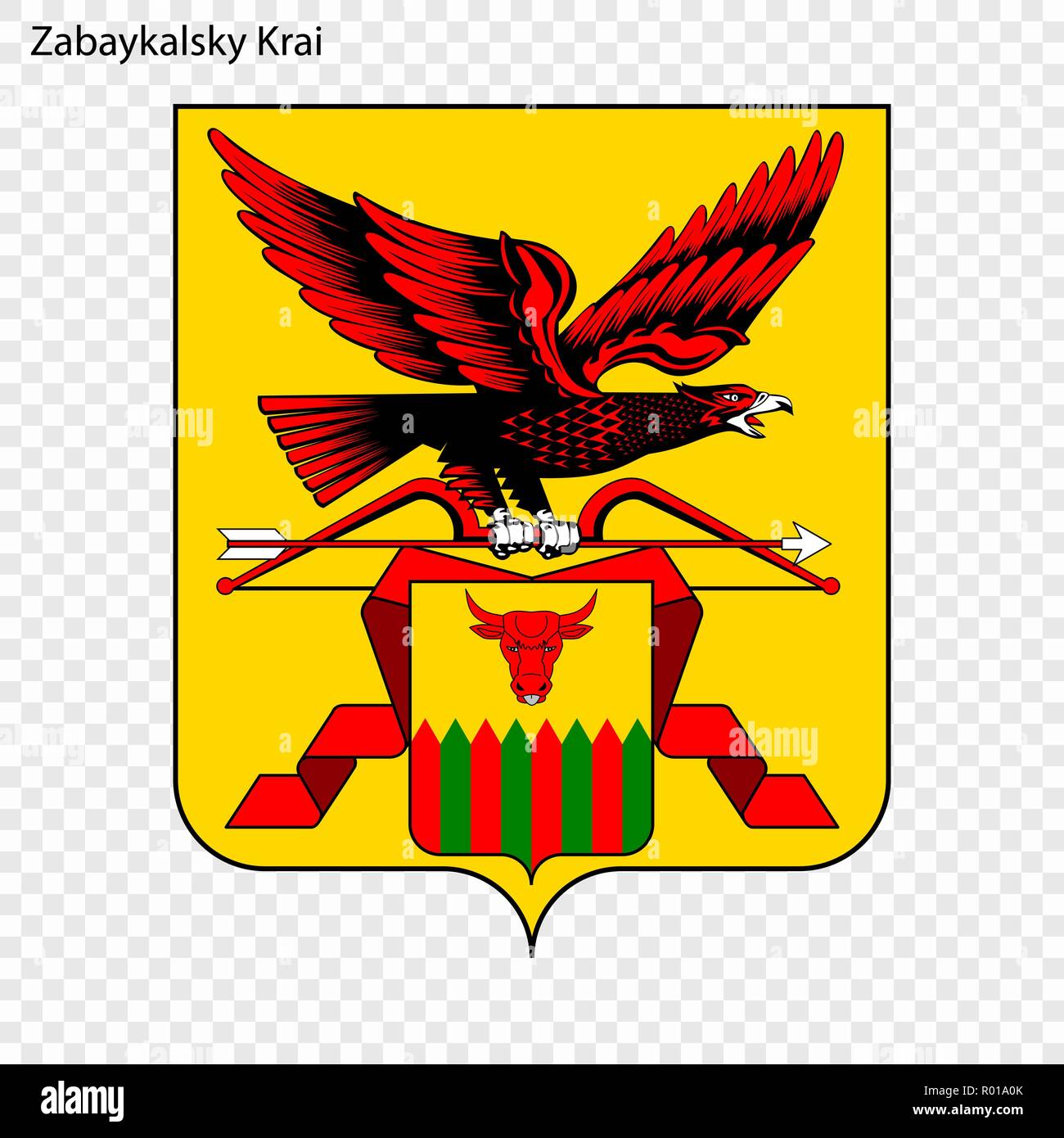 Emblem of Zabaykalsky Krai, province of Russia Stock Vector Image & Art ...