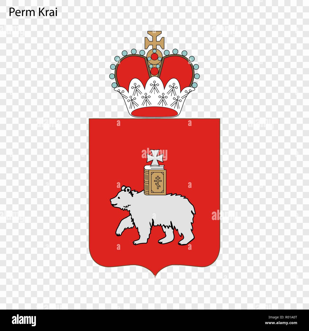 Emblem of Perm Krai, province of Russia Stock Vector Image & Art - Alamy