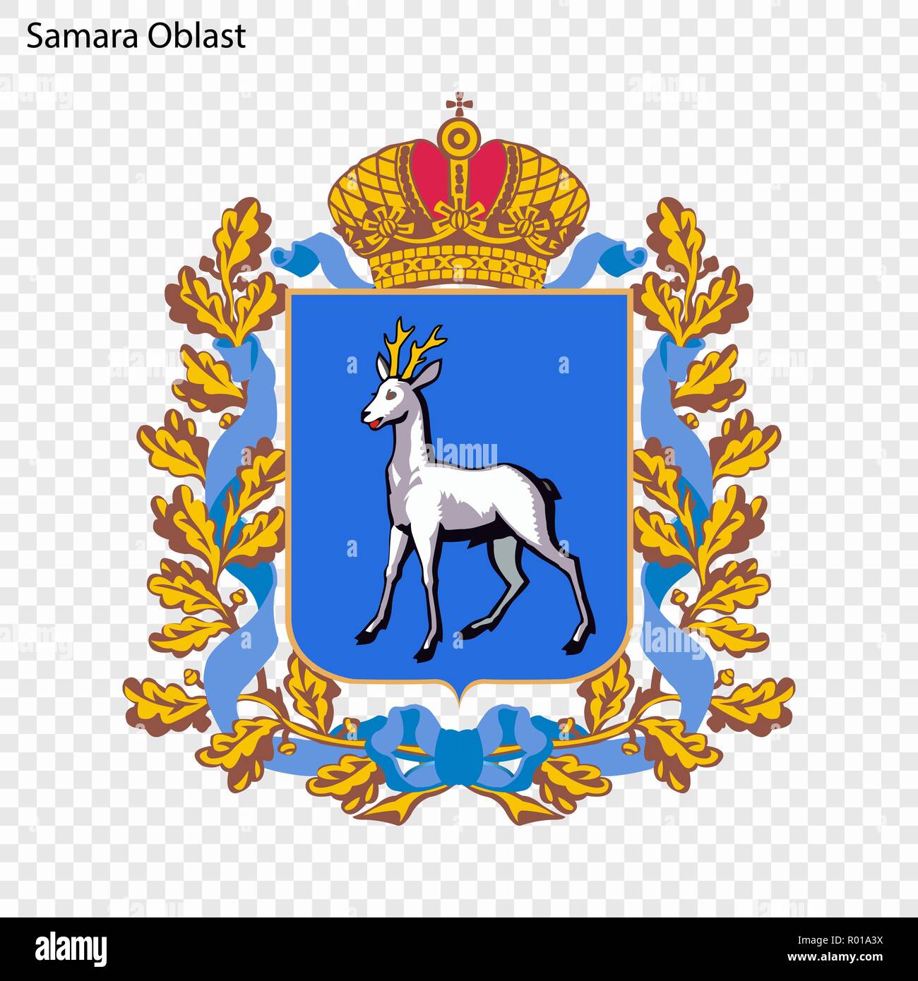 Emblem of Samara Oblast, province of Russia Stock Vector Image & Art ...