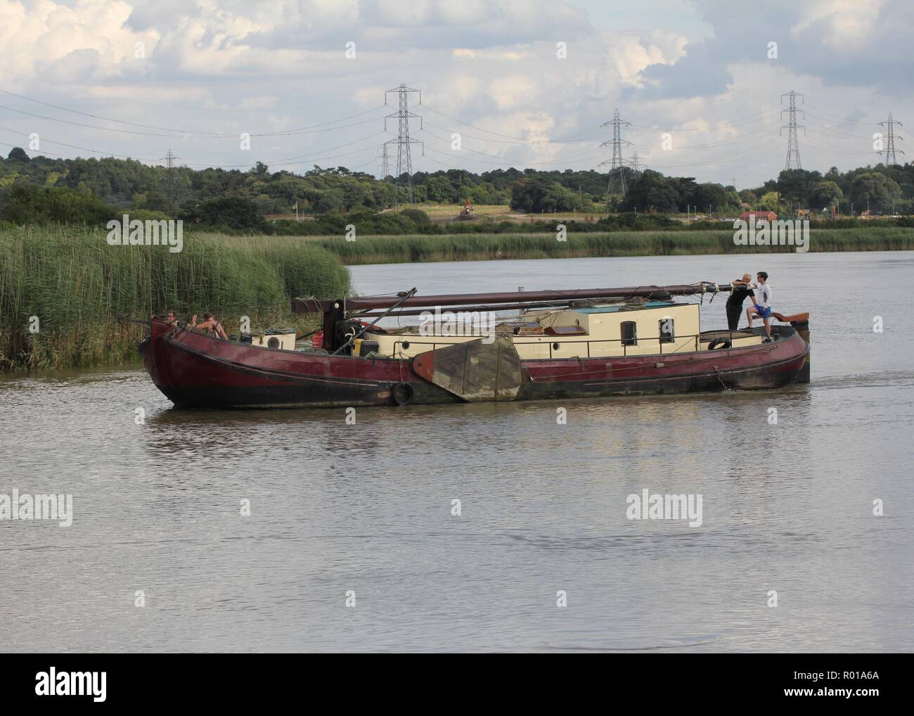 Halling on the river , Kent Stock Photo - Alamy