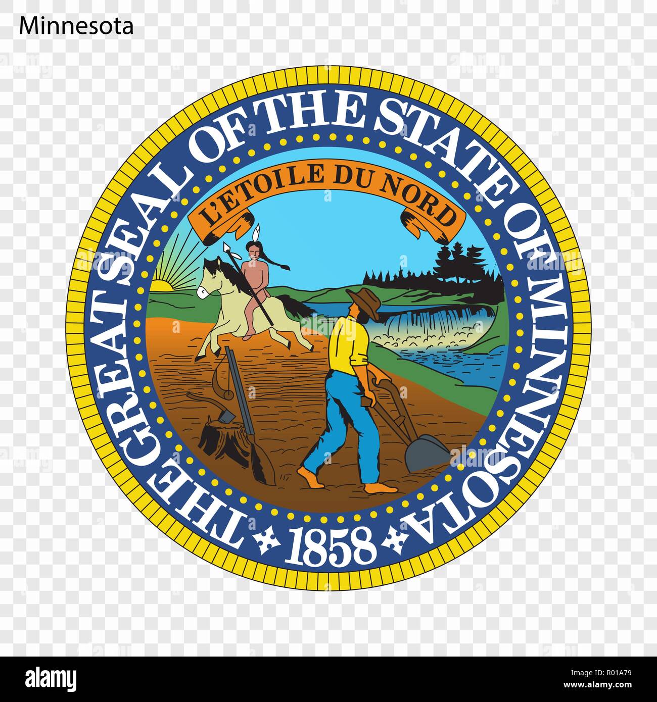 Coat of arms of hawaii Stock Vector Images - Alamy