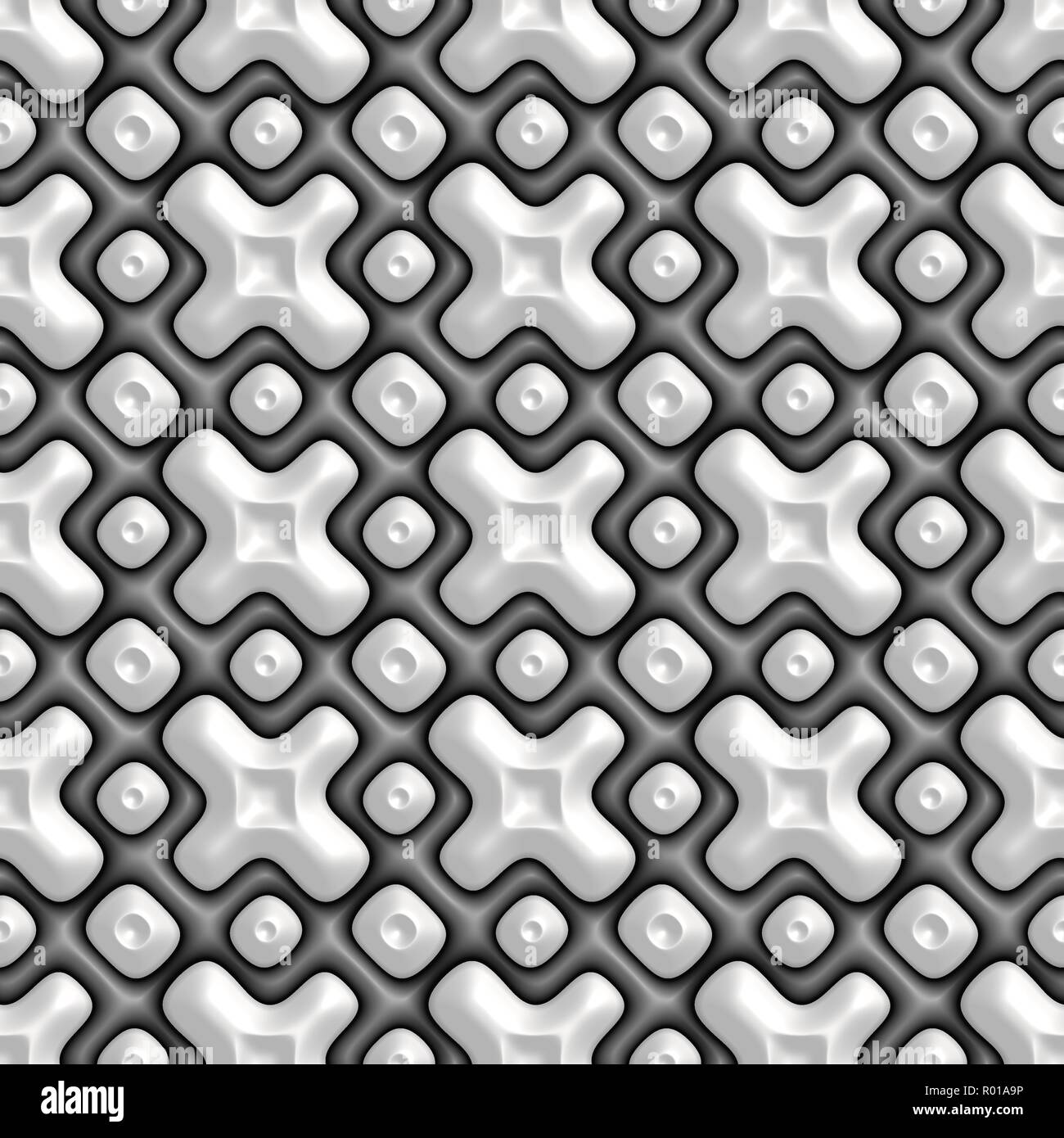 3D effect seamless background, wallpaper decoration pattern Stock Photo ...