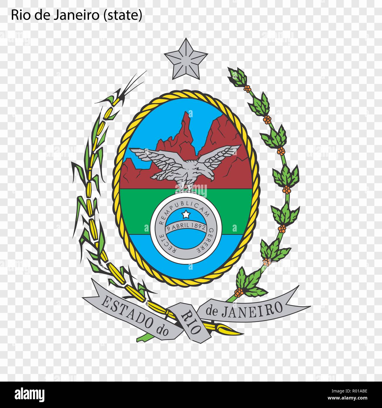 Emblem of Goias, state of Brazil Stock Vector Image & Art - Alamy