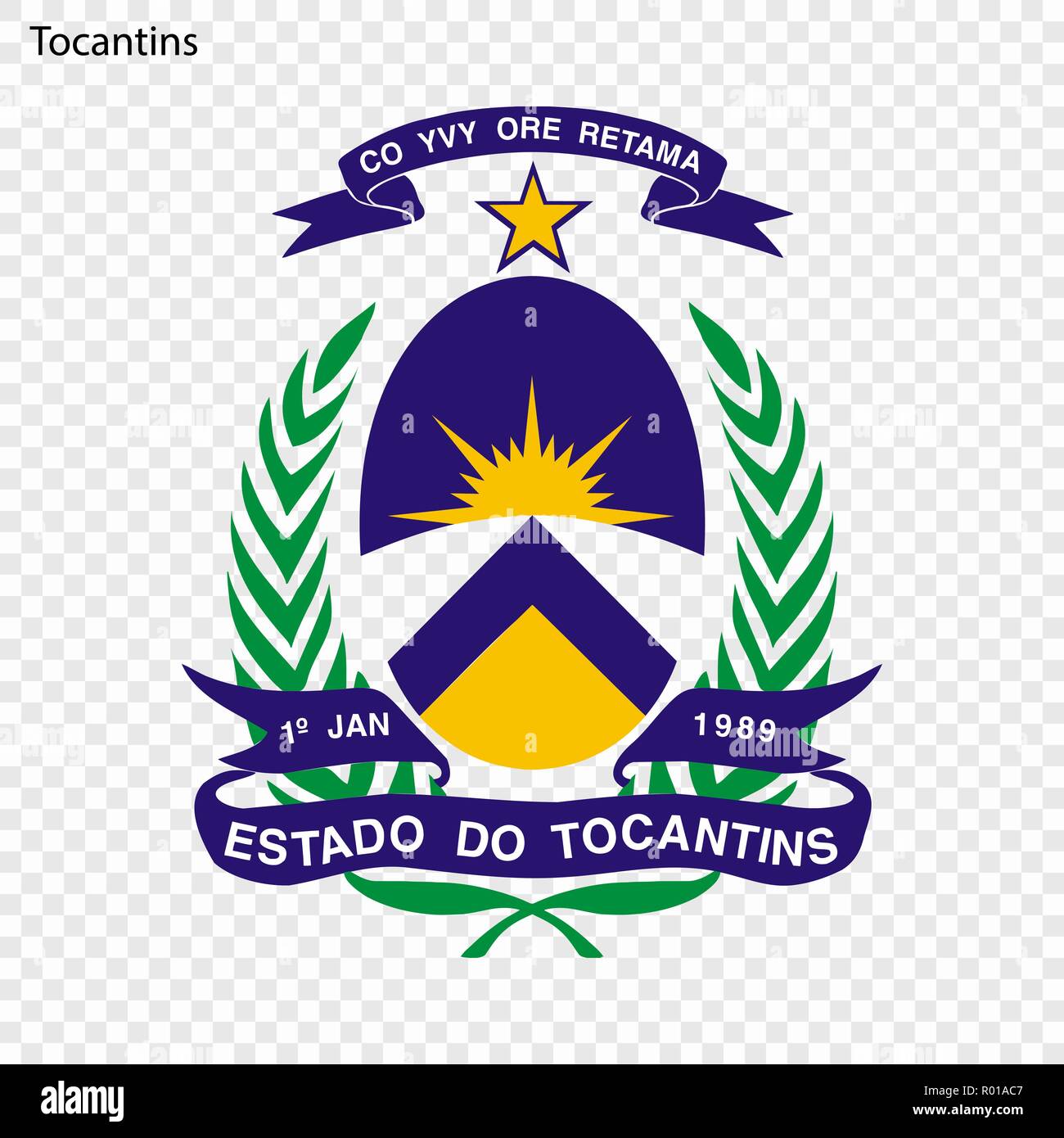 Flag of piaui Stock Vector Images - Alamy